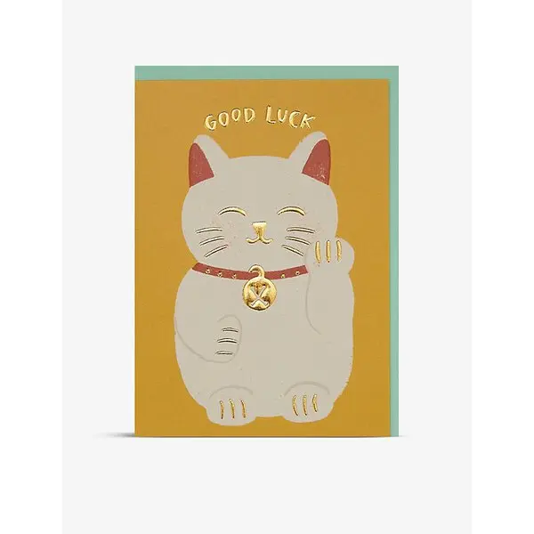 RASPBERRY BLOSSOM Good Luck Greetings Card 11cm X 15.5cm