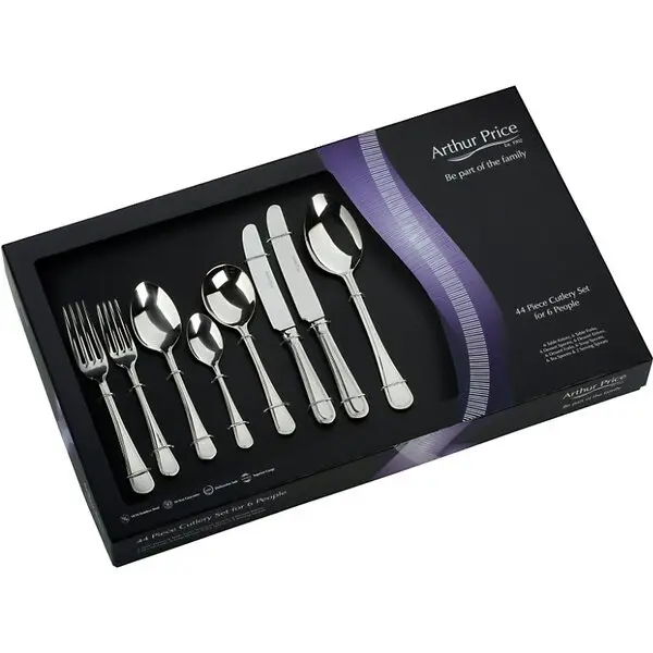 ARTHUR PRICE Bead 44-piece Cultery Set For 6
