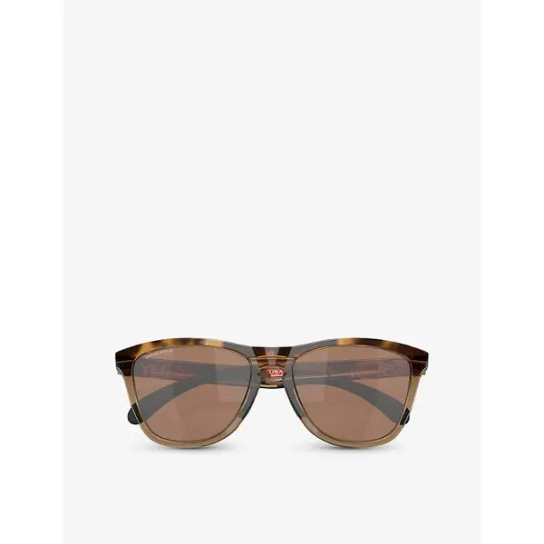 Oakley Frogskins™ Round-frame O Matter™ Sunglasses - Brown