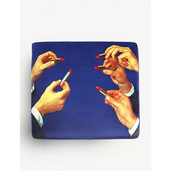 SELETTI Toiletpaper Lipsticks Pouf 42cm X 51cm