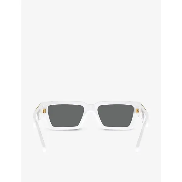 Versace Ve4459 Rectangle Sunglasses - White