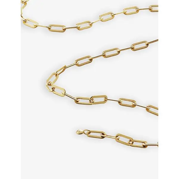 Monica Vinader Paperclip Chain Necklace - Gold