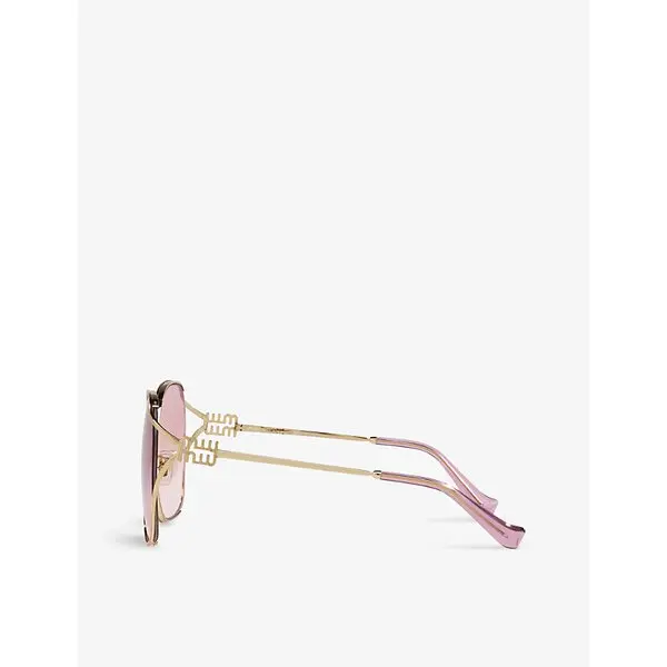 Miu Miu Irregular Sunglasses