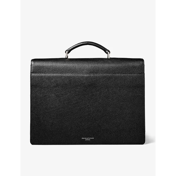 ASPINAL OF LONDON Grained-leather Briefcase