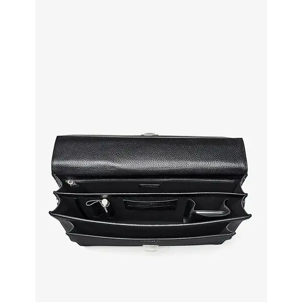 ASPINAL OF LONDON Grained-leather Briefcase