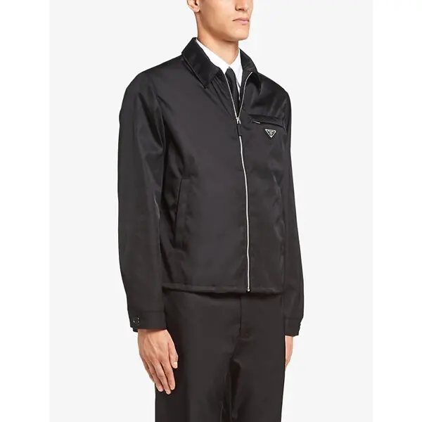 Prada Re-nylon Brand-plaque Polyamide Jacket