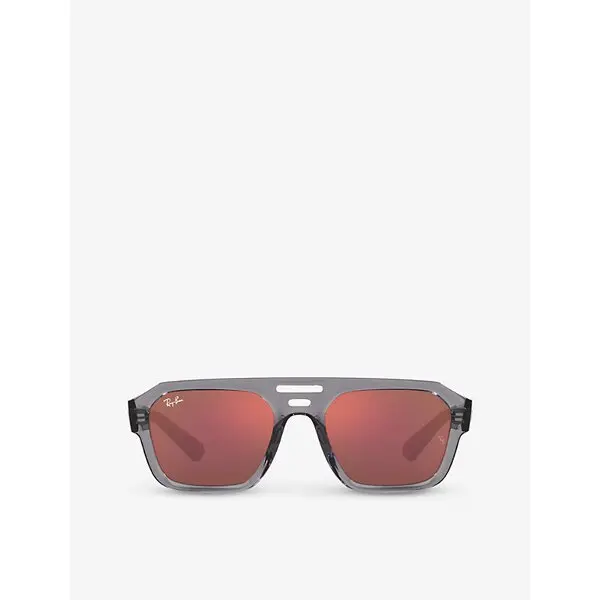 Ray-ban Rectangle-frame Sunglasses - Grey