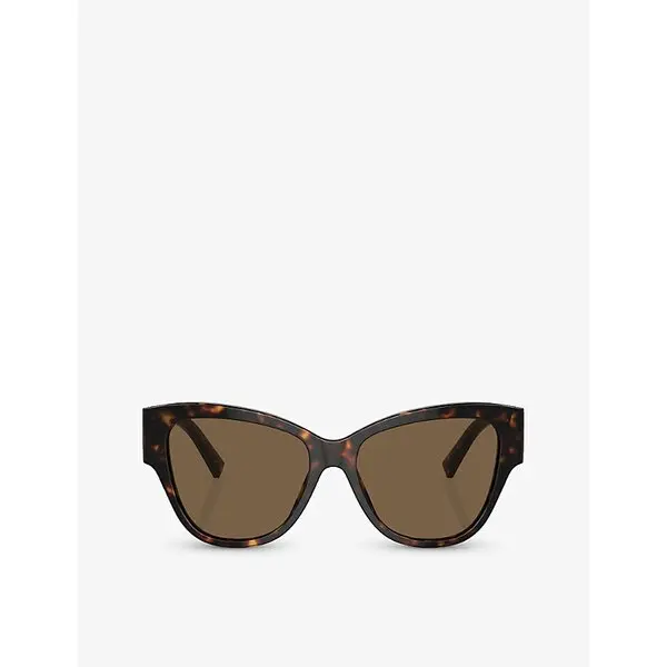 Dolce & Gabbana Dg4449 Butterfly-frame Sunglasses - Brown