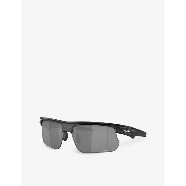 Oakley Bisphaera Rectangle-frame Sunglasses - Black
