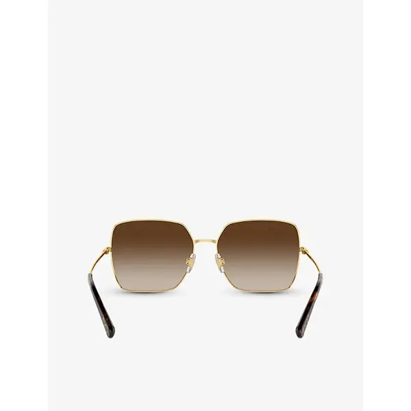 Dolce & Gabbana Dg2242 Square-frame Sunglasses - Gold