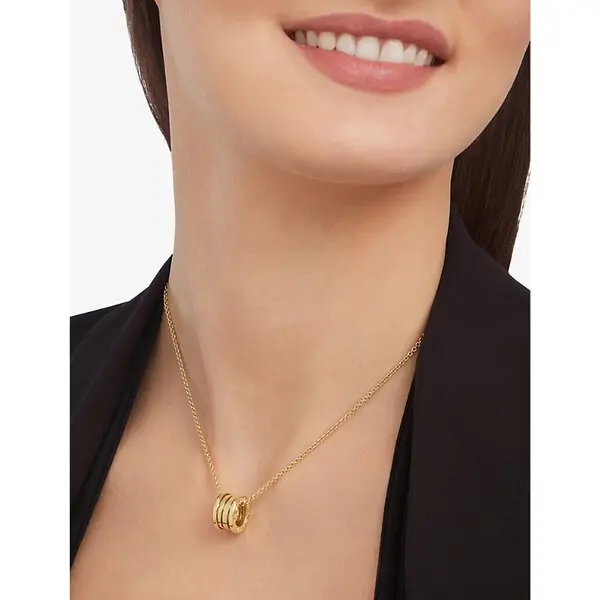 BVLGARI B.zero1 18ct Pendant Necklace - Yellow Gold