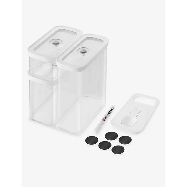 ZWILLING Fresh & Save Vacuum Cube Set Of Five - White/clear