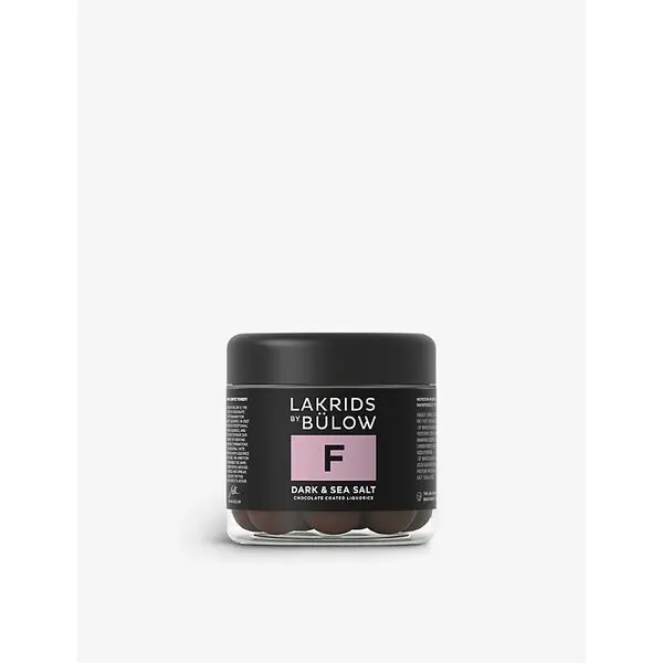 LAKRIDS BY BULOW Dark & Sea Salt Chocolate Coated Liquorice 125g - One-color