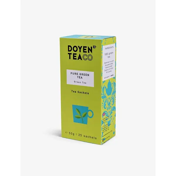 DOYEN TEA CO Pure Green Teabags Box Of 25 50g