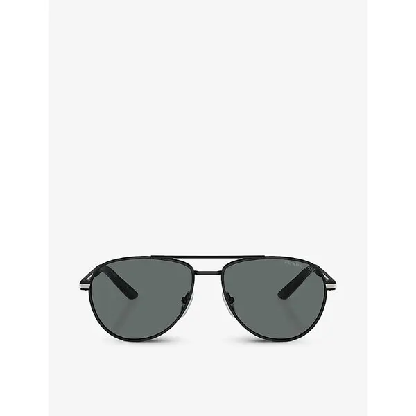 Prada Pilot-frame Sunglasses - Black