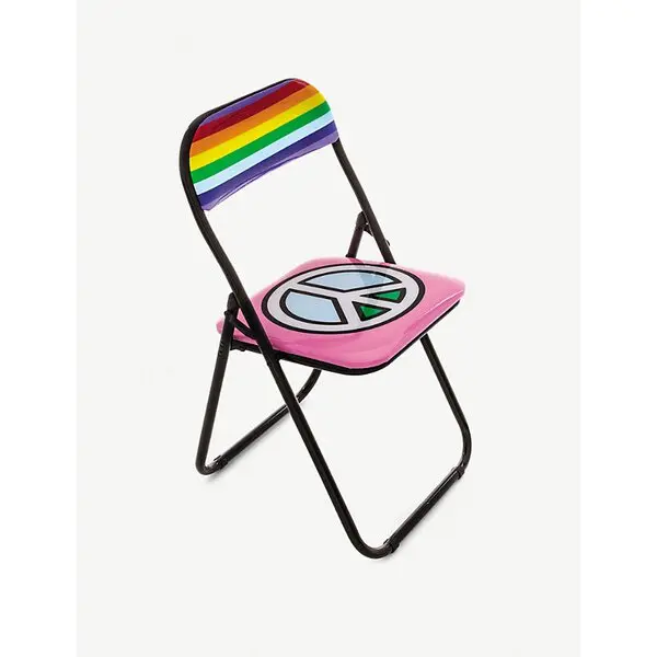 SELETTI Peace Metal And Pvc Folding Chair 46cm
