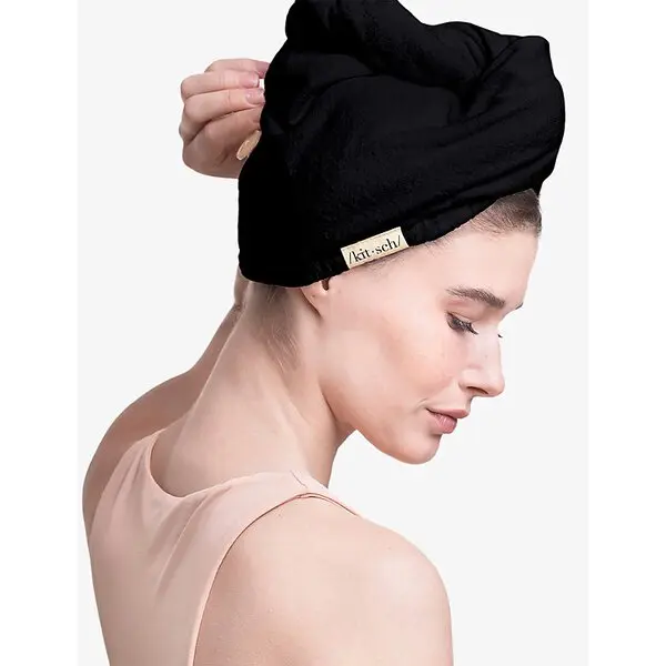 KITSCH Microfibre Hair Towel - Black