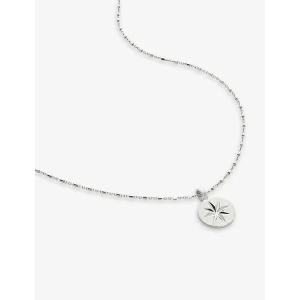 Monica Vinader Station Sterling-silver Chain Necklace