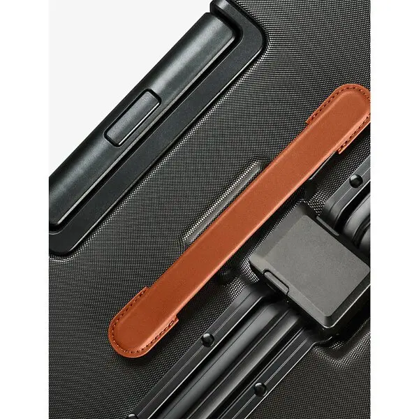CARL FRIEDRIK The Large Check-in Suitcase - Cognac/grey