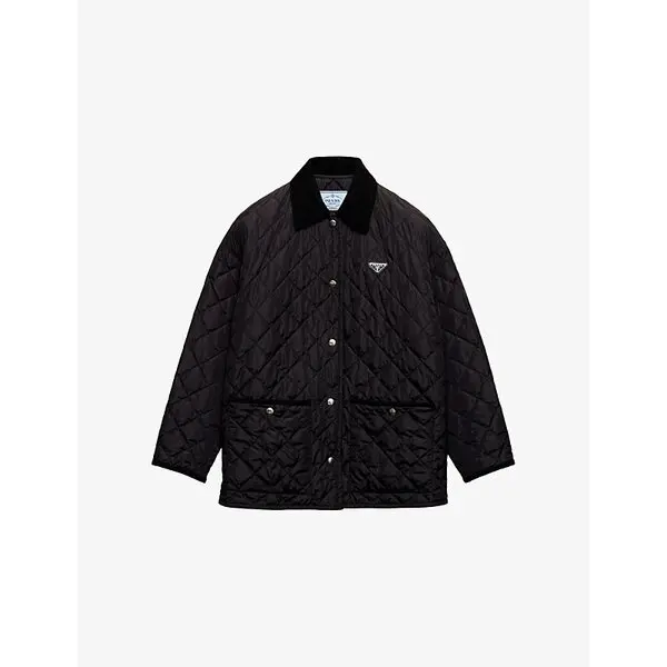 Prada Re-nylon Quilted Recycled-nylon Jacket - Black