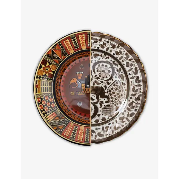 SELETTI Hybrid Milta Porcelain Dinner Plate 27.5cm - One-color