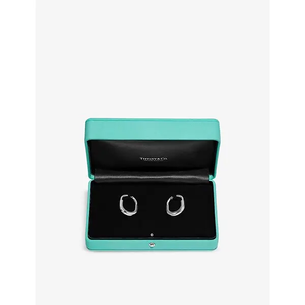 Tiffany & Co. Lock Medium Hoop Earrings