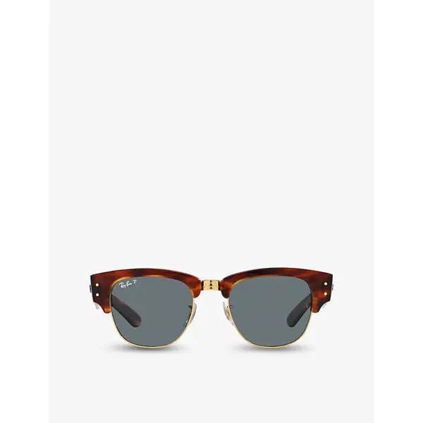 Ray-ban Mega Clubmaster Square-frame Sunglasses - Brown