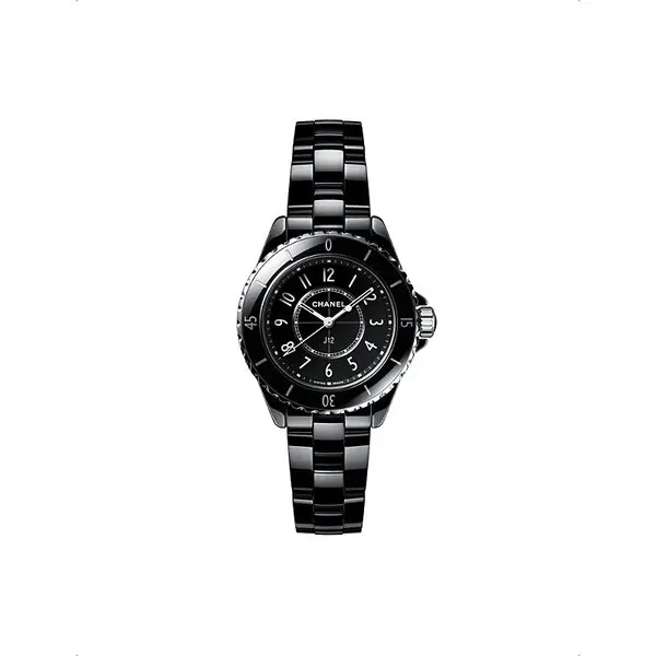 Chanel J12 Ceramic And Steel Watch - Black