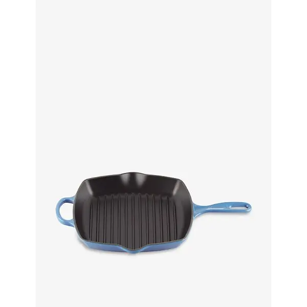 LE CREUSET Square Cast Iron Skillet 26cm - Azure Blue