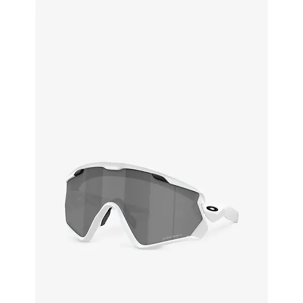 Oakley Wind Jacket Shield-frame Sunglasses - White