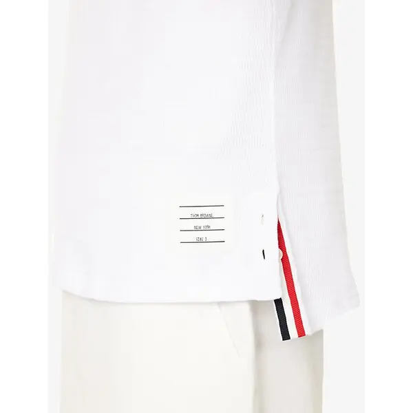 Thom Browne Branded Cotton-knit T-shirt S