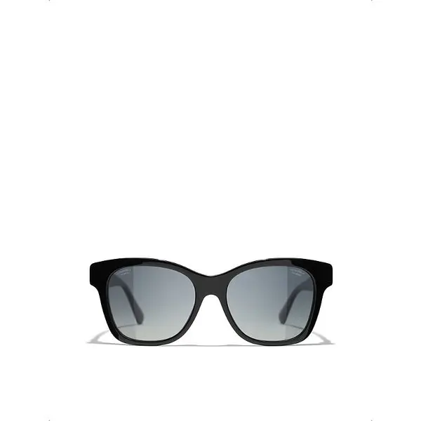 Chanel Square Frame Sunglasses - Black