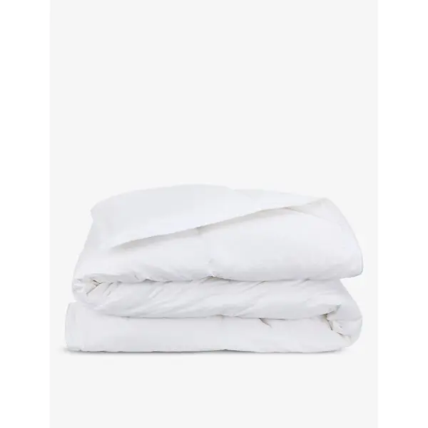 THE WHITE COMPANY Canadian 4.5 Tog Goose-down And Cotton-sateen Duvet - None/clear