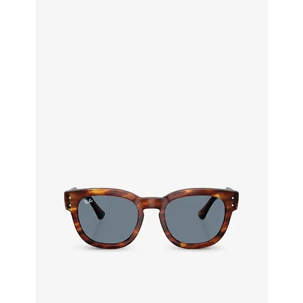 Ray-ban Square-frame Crystal Sunglasses - Brown
