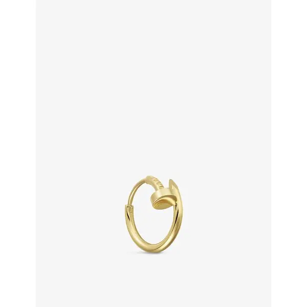 CARTIER 18ct Yellow-gold Juste Un Clou Single Hoop Earring - Yellow Gold