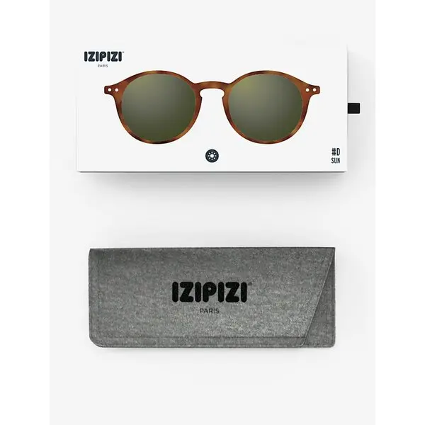 IZIPIZI D Round-framed Sunglasses - Havane
