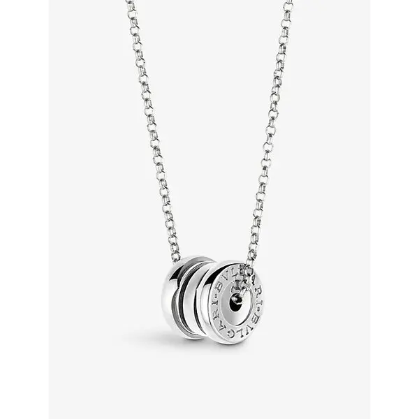 BVLGARI B.zero1 18ct White-gold Pendant Necklace - White Gold