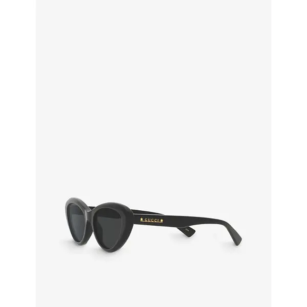 Gucci Gg1170s Cat-Eye Sunglasses - Black | Editorialist