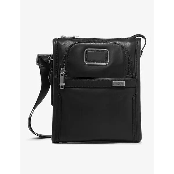 Tumi Alpha 3 Small Leather Cross-body Bag