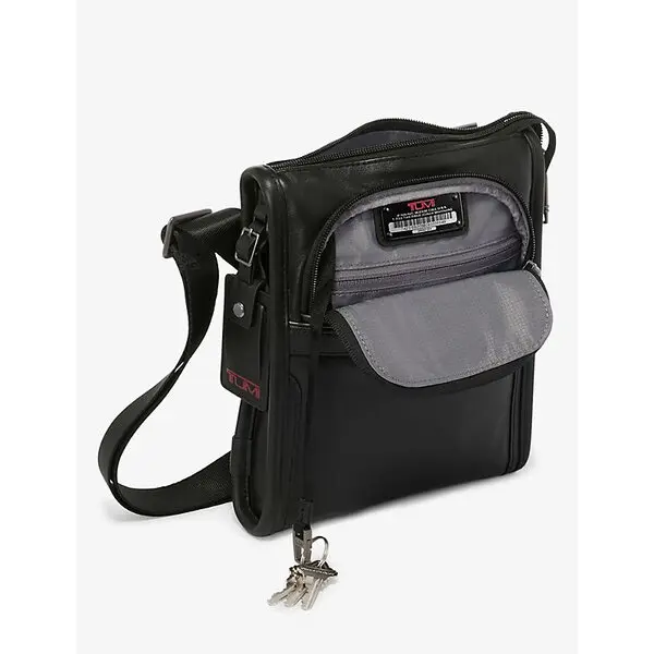 Tumi Alpha 3 Small Leather Cross-body Bag