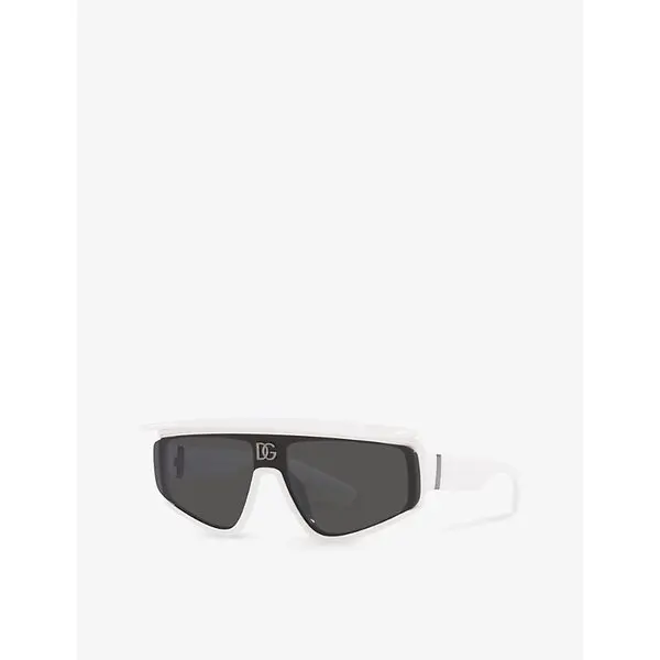Dolce & Gabbana Dg6177 Rectangle Sunglasses - White