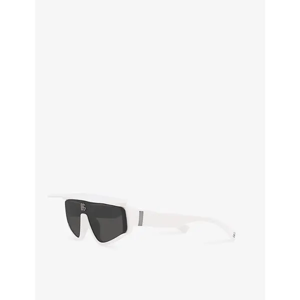 Dolce & Gabbana Dg6177 Rectangle Sunglasses - White