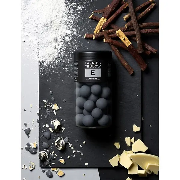 LAKRIDS BY BULOW Lakrids Johan Bülow E Salmiak White Chocolate-coated Liquorice 295g