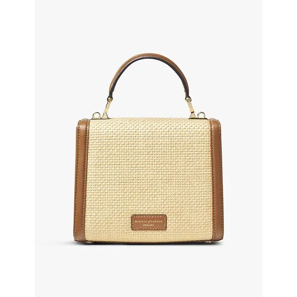 ASPINAL OF LONDON Mayfair Midi Leather Shoulder Bag