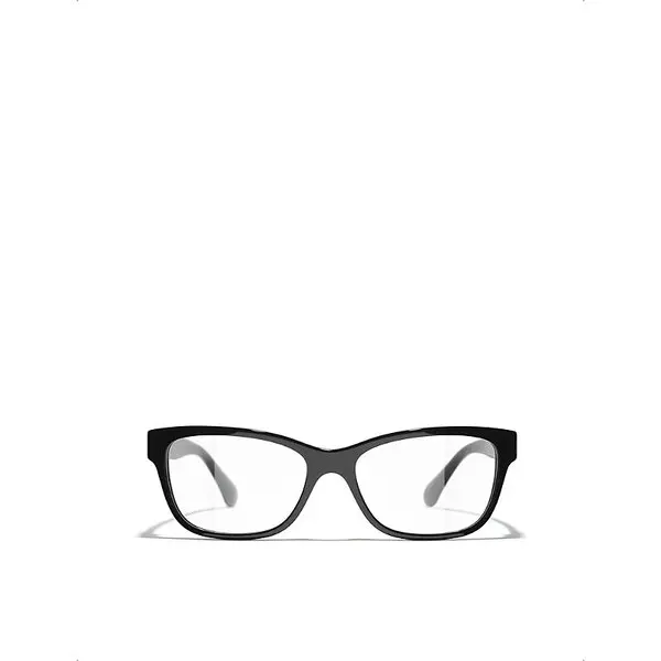 Chanel Rectangle Eyeglasses - Black