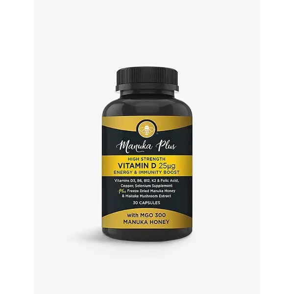 Manuka Doctor Manuka Plus Vitamin D Supplements 30 Capsules