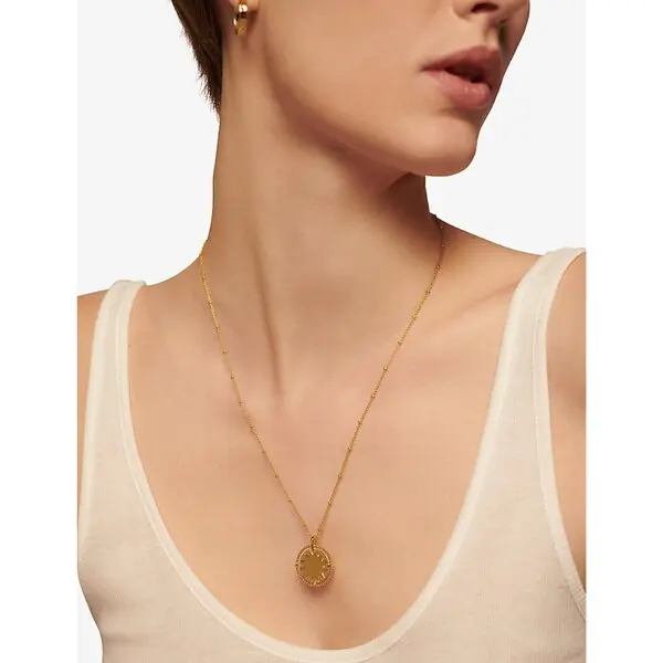 Monica Vinader Talisman Sun Pendant Charm