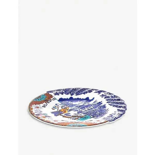 SELETTI Hybrid Valdrada Printed Porcelain Fruit Plate 20cm - One-color