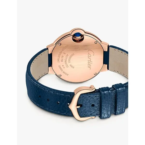 Cartier Ballon Bleu 18ct Rose-gold Diamond Mechanical Watch