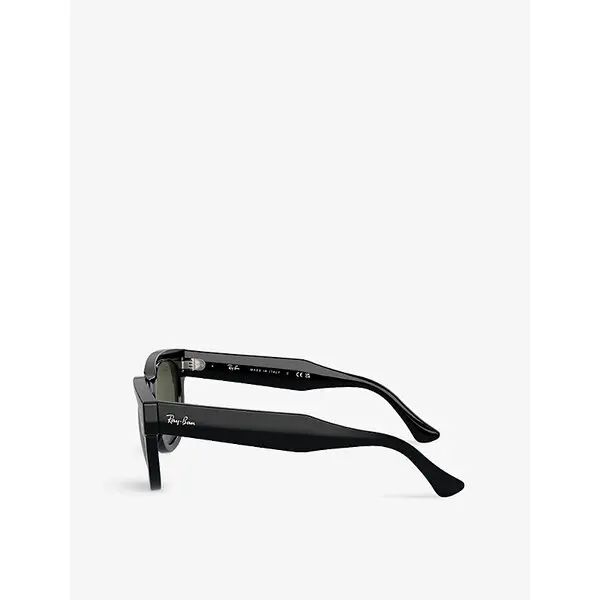 Ray-ban Mega Hawkeye Square-frame Sunglasses - Black